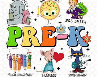 Pre-k Teacher Back to School Png, Pre-k Teacher Png, Hello Pre-k Png ...