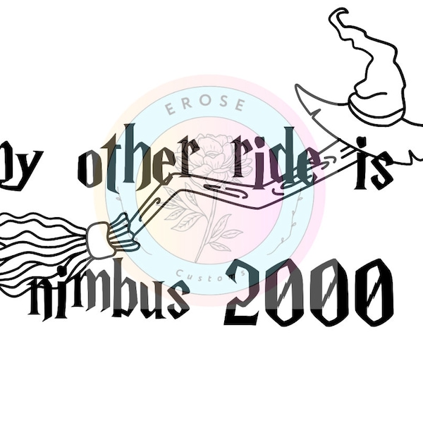 Nimbus 2000 Stickers - Etsy