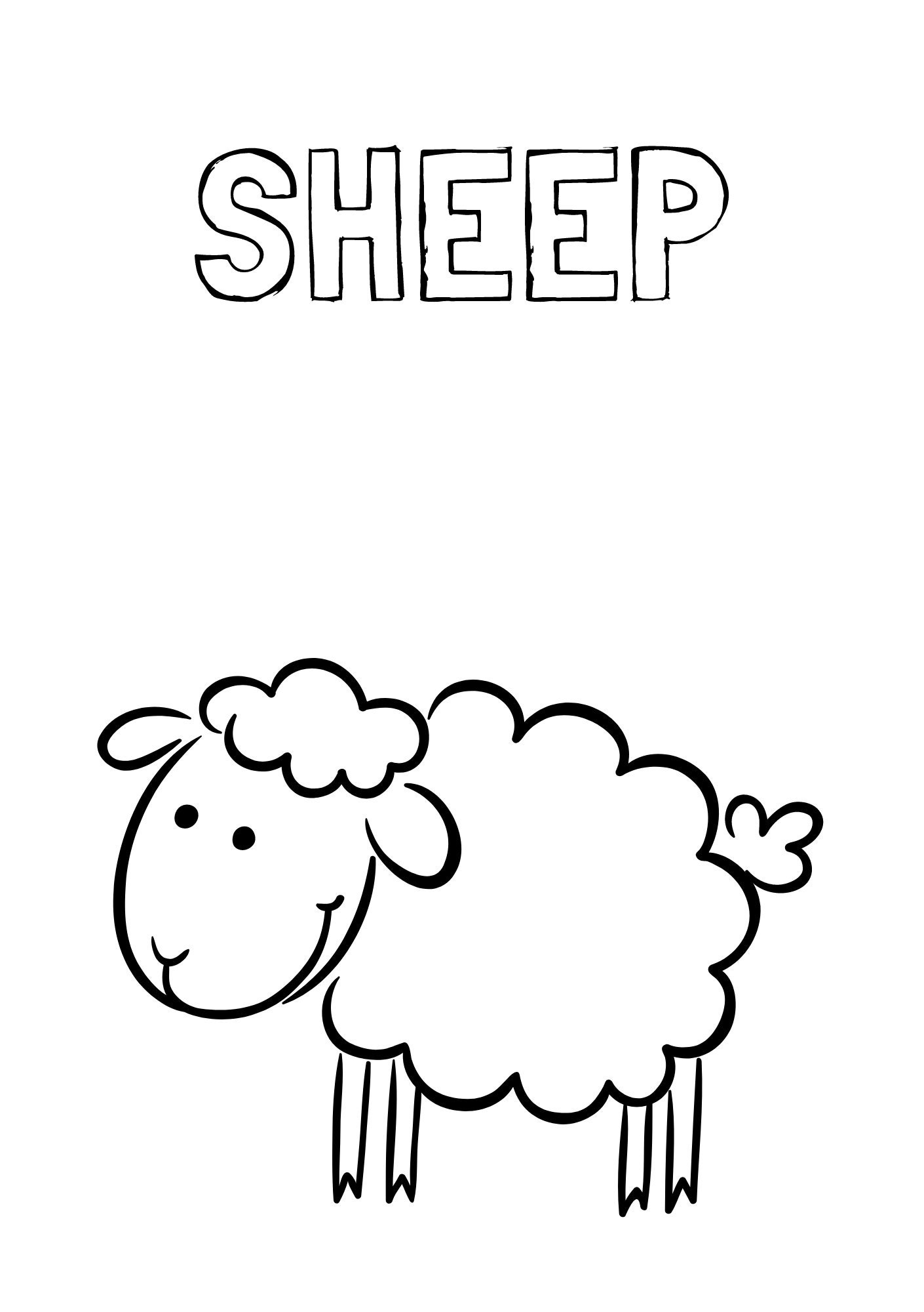 8 Kids Farm Animal Coloring Pages - Digital Download - Etsy