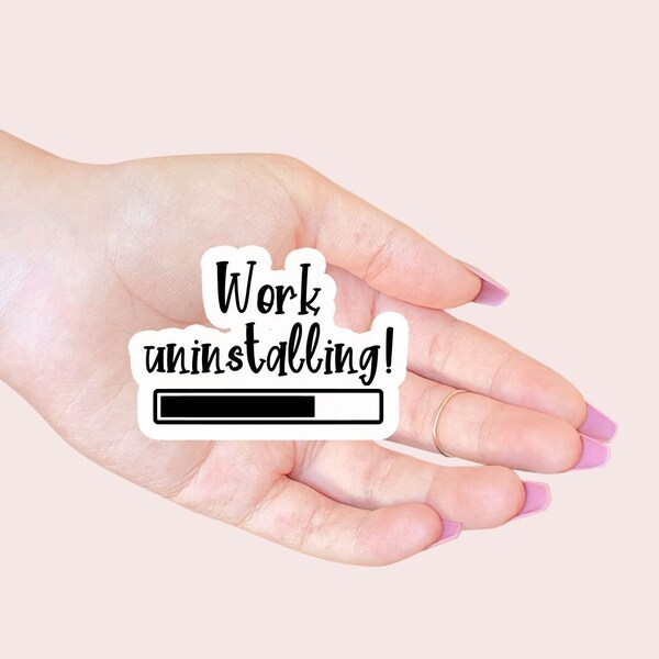 Funny Work Stickers for Laptops - Etsy