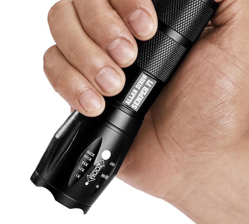 Personalized 590-lumen Tactical Adjustable ZOOM LED Flashlight - Etsy