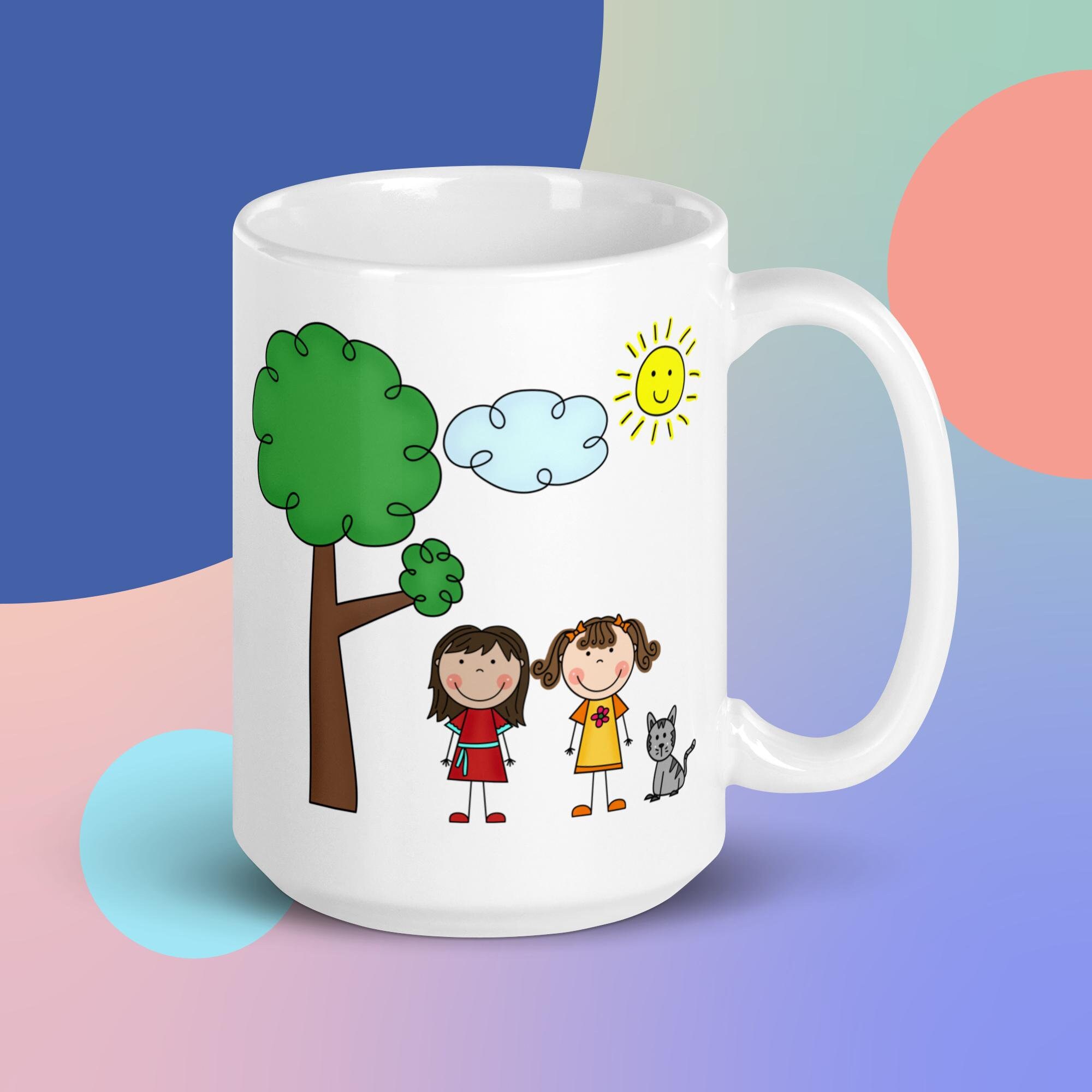 Best Friends Girls Witty Definition white Glossy Mug - Etsy