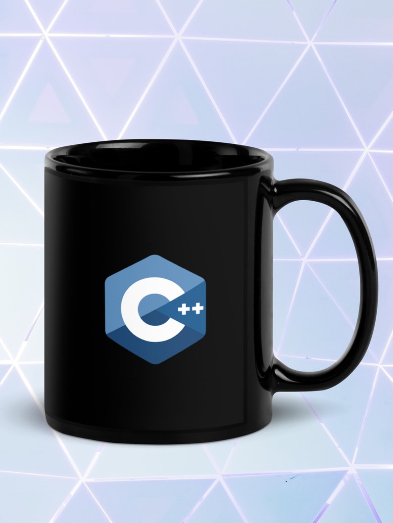 C++ Coffee Preparation Code - Black Glossy Mug - Etsy