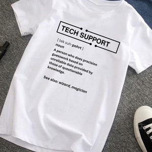 Tech Support Precision Guesswork - Humorous Role Description - Unisex T ...
