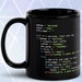 Python Coffee Preparation Code - Black Glossy Mug - Etsy
