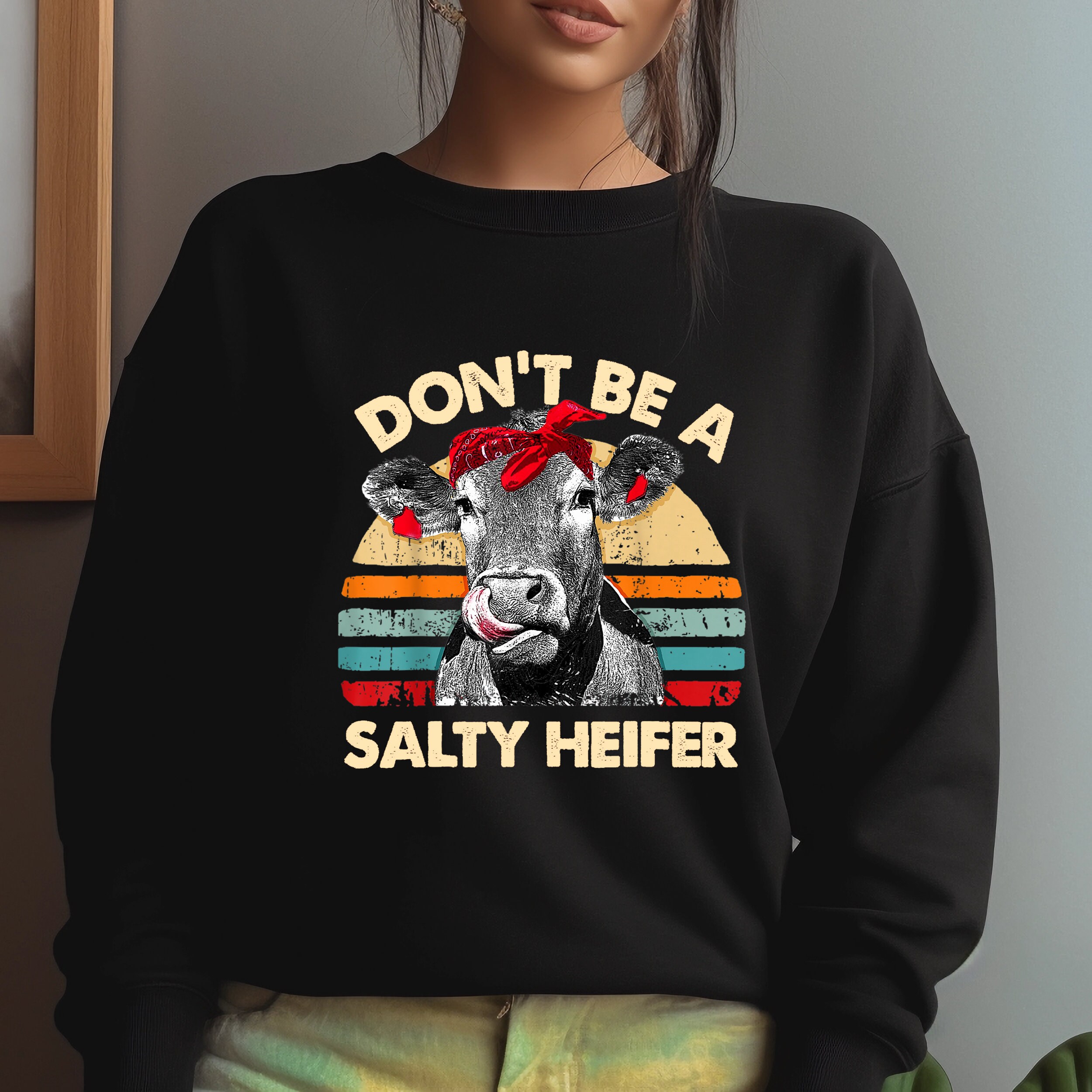 Salty Heifer Cow T-shirt, Sarcastic Heifer Shirt - Etsy