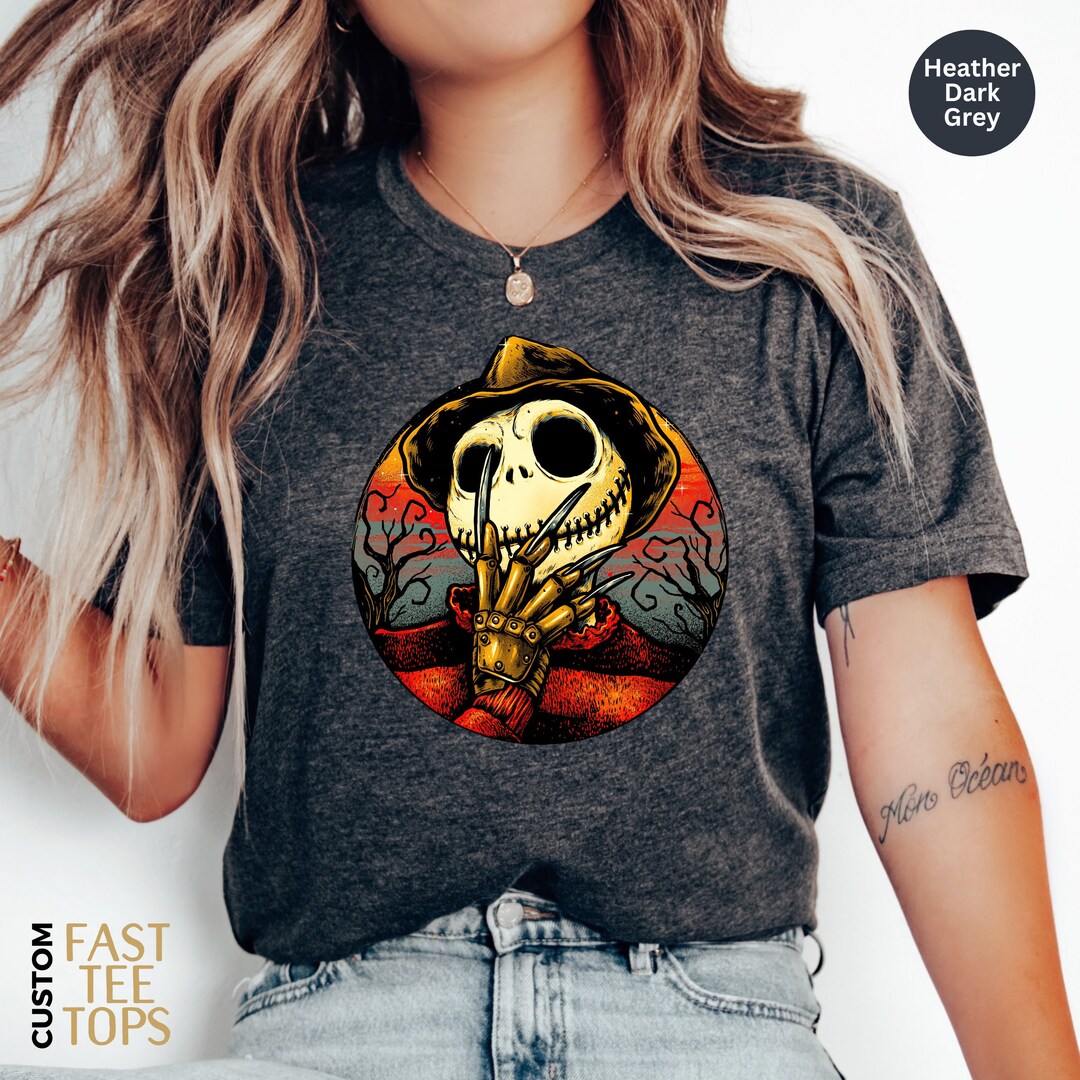 Halloween T-shirt, Horror Shirt, Goth Shirt, Halloween Party Shirt ...