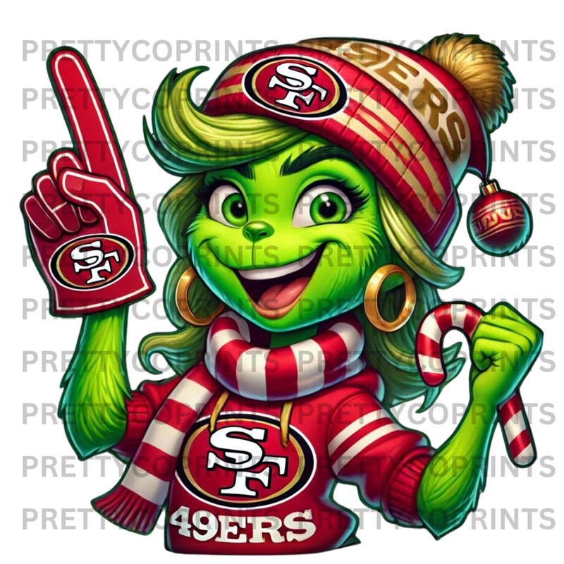Sports Grinch Girl - Etsy