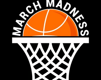 Basketball Hoop, March Madness, Collage Basketball Svg, March Madness ...