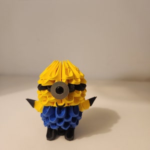 3D Origami Minion - Etsy