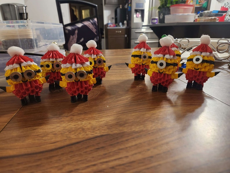 3D Origami Minion - Etsy
