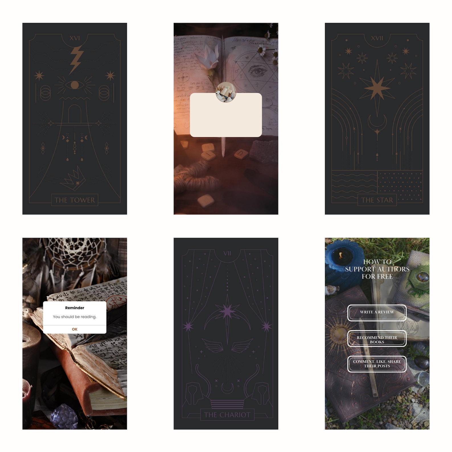 170+ Canva Mystical Author Templates | Writers | Bookstagram | Digital ...