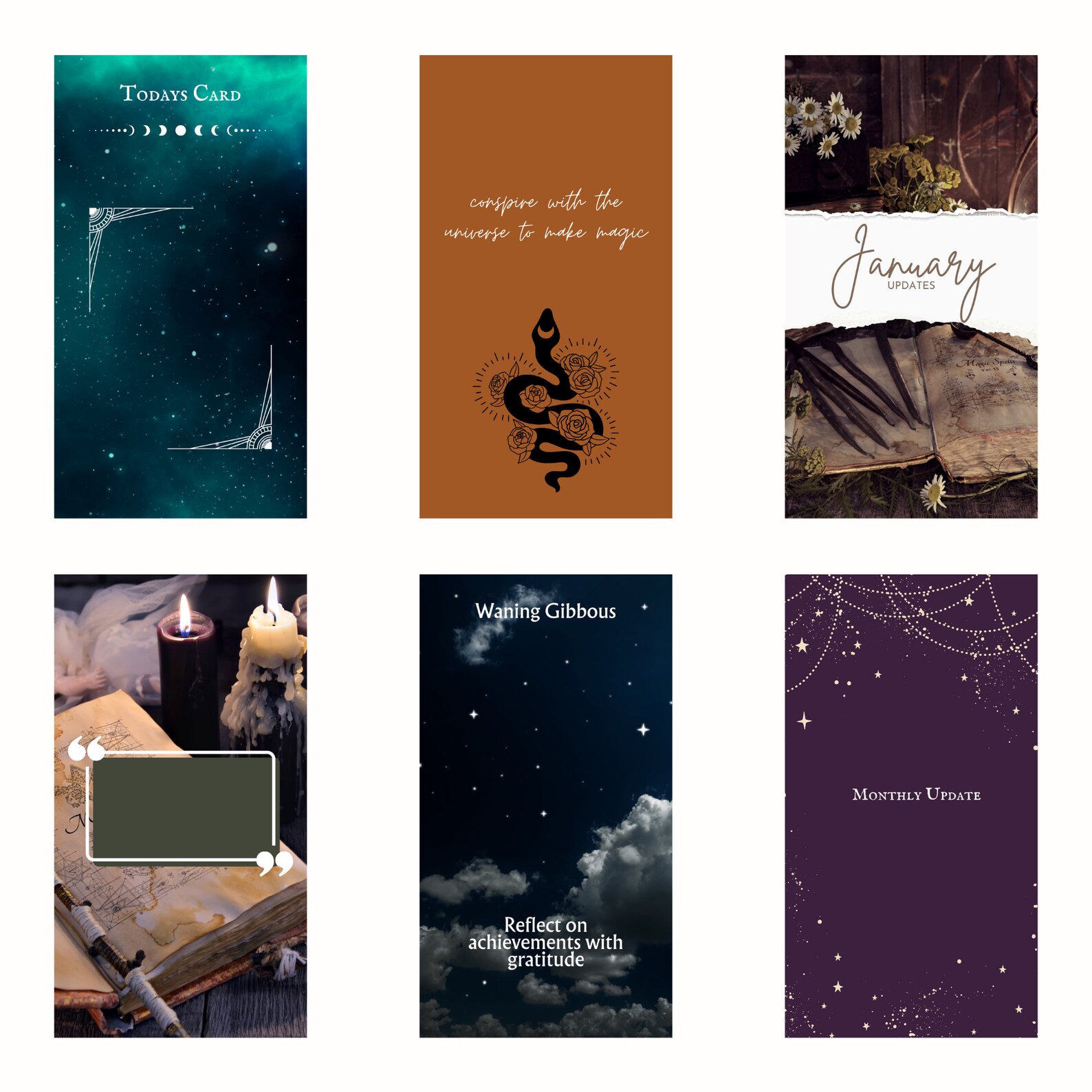 170+ Canva Mystical Author Templates | Writers | Bookstagram | Digital ...