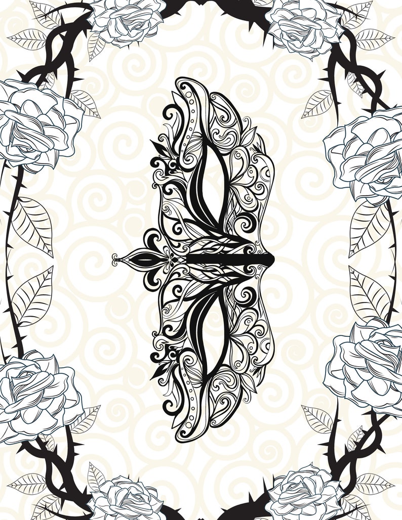 Acotar-inspired Coloring Book | Digital Fantasy Coloring Pages ...