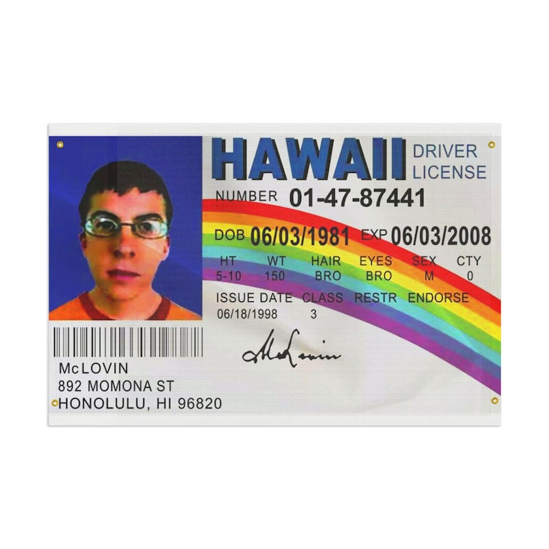 Mclovin Id - Etsy