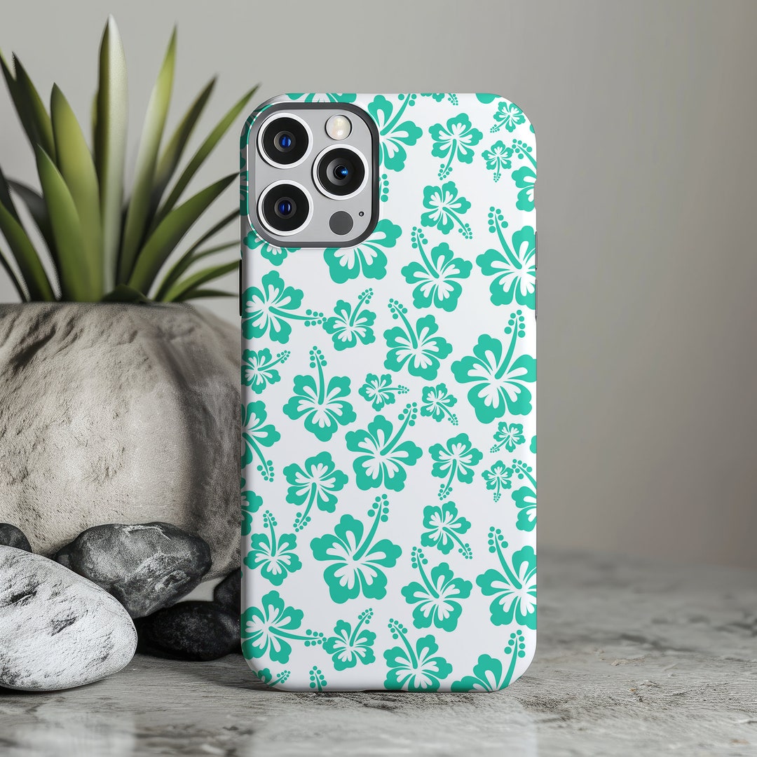 Hawaiian Flower Tough Phone Case, Hibiscus Phone Case, Tropical ...