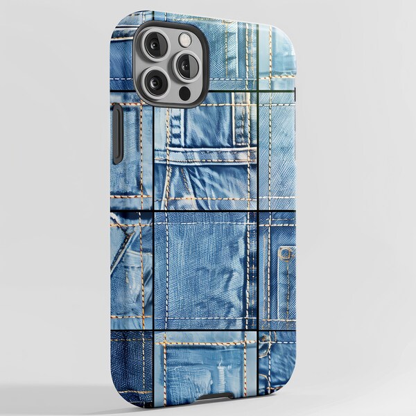 Denim Phone Case - Etsy