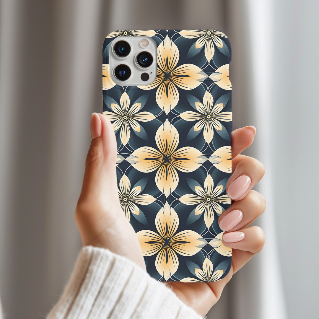 Gold and Blue Zen Tangle Tough iPhone Cases, Coquette Samsung Galaxy ...