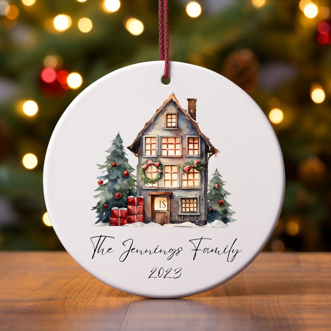 Personalized Family Christmas Ornament, Custom, Custom Family Keep Sake ...