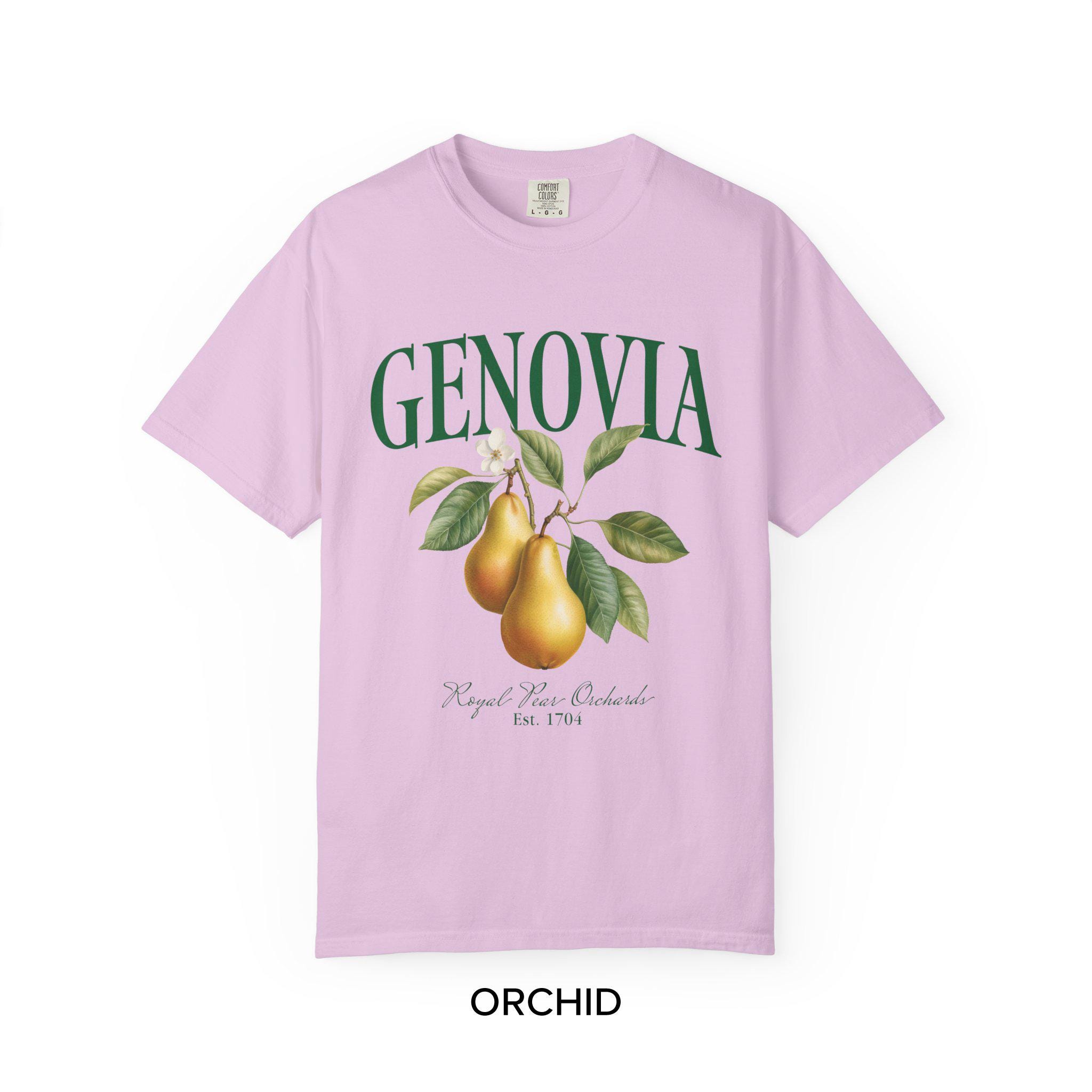 Genovia Pear T-shirt: Princess Diaries Inspired Garment Comfort Colors ...