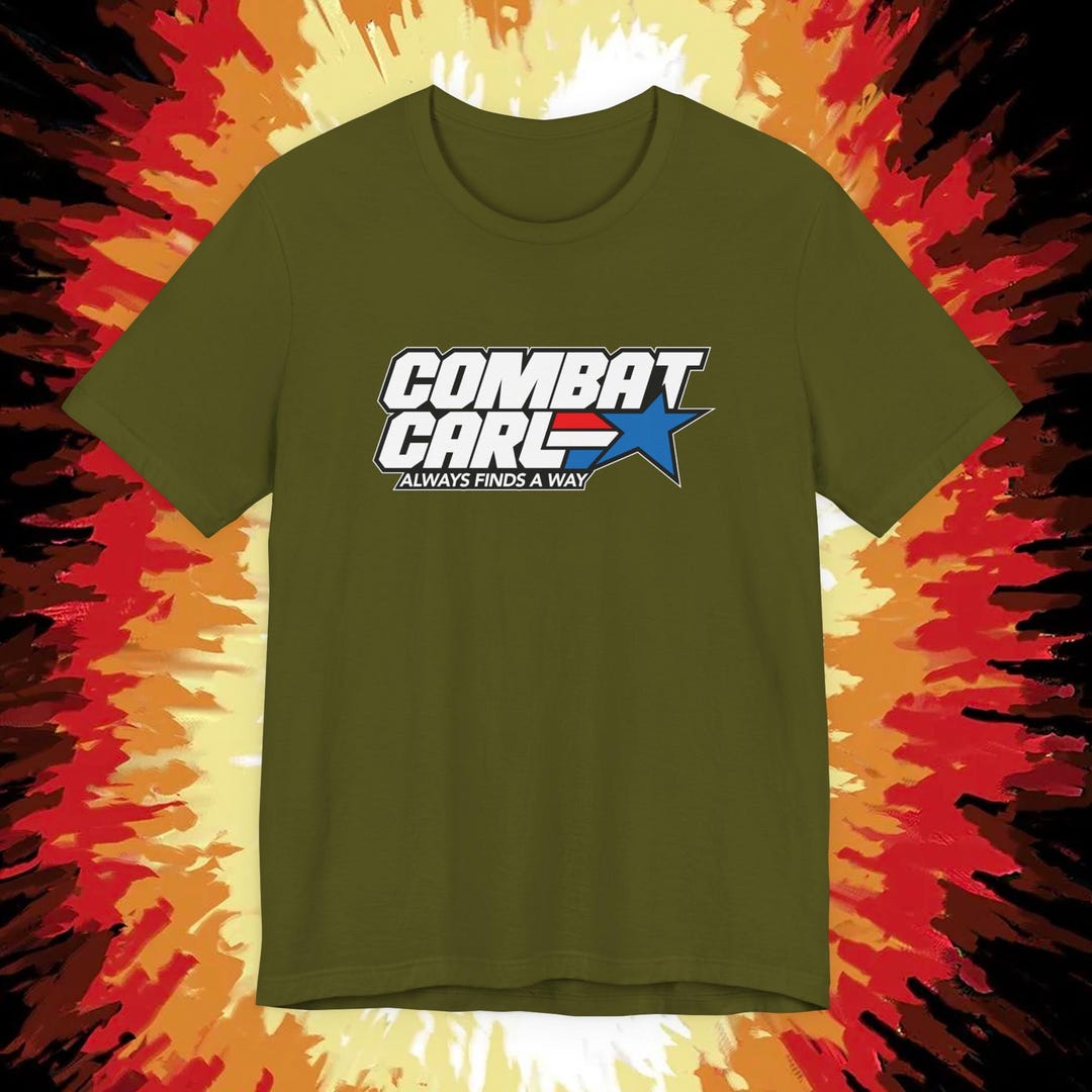 Combat Carl Logo Toy Story Tshirt, Unisex Tee, Short Sleeve Shirt ...