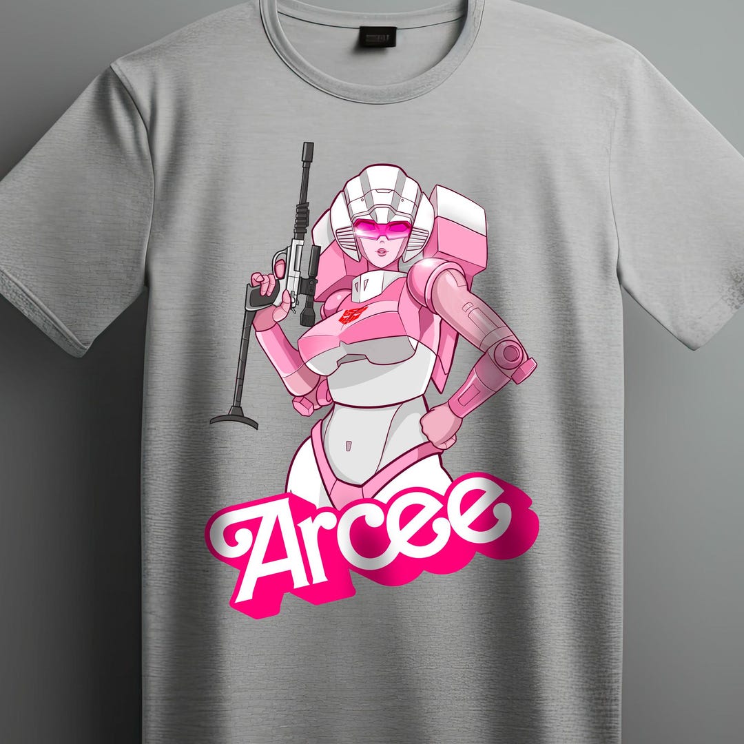 Arcee Fembot T-shirt: Retro Robot Graphic Tee - Etsy