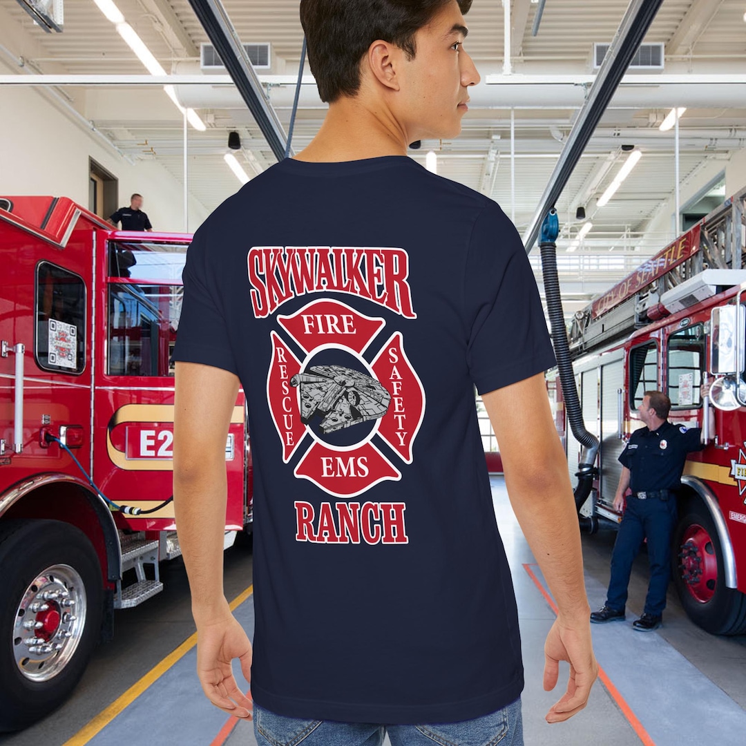 Skywalker Ranch Fire Dept Graphictshirt - Etsy
