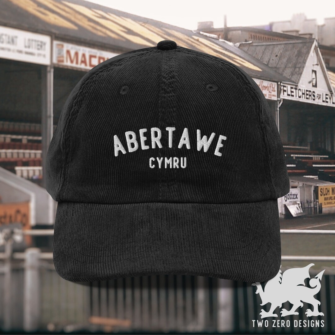 Swansea Vintage Style Corduroy Cap. Premium Embroidered Abertawe Cymru ...
