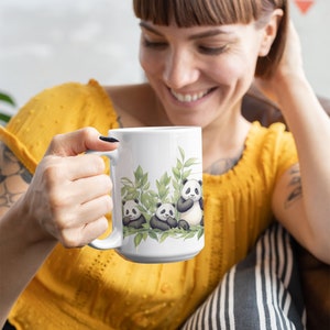 Mug With Pandas, Mug Gift, Pandas, Coffee Mug, Tea Mug, Chocolate Mug ...