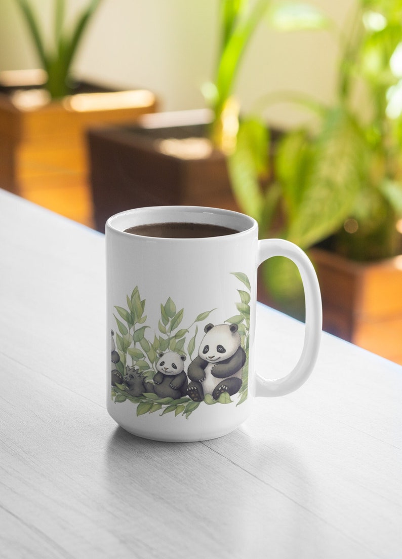 Mug With Pandas, Mug Gift, Pandas, Coffee Mug, Tea Mug, Chocolate Mug ...