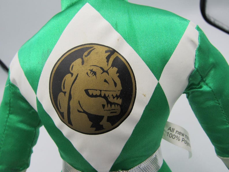 Green Ranger Plush Mighty Morphin Power Rangers 1994 Saban Vintage ...