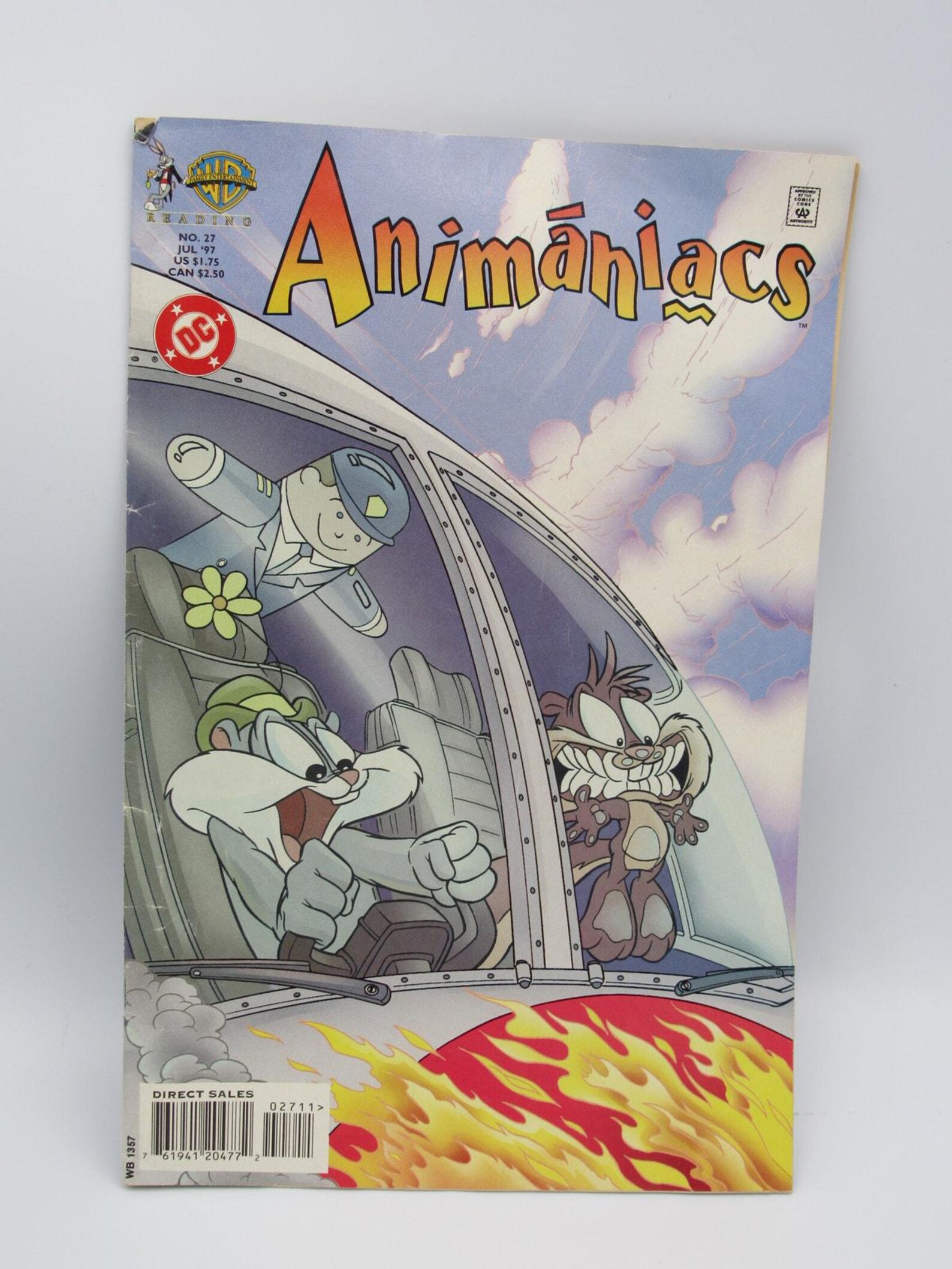 Animaniacs Comic Book 27 Warner Bros. July 1997 WB Reading 1357 DC ...