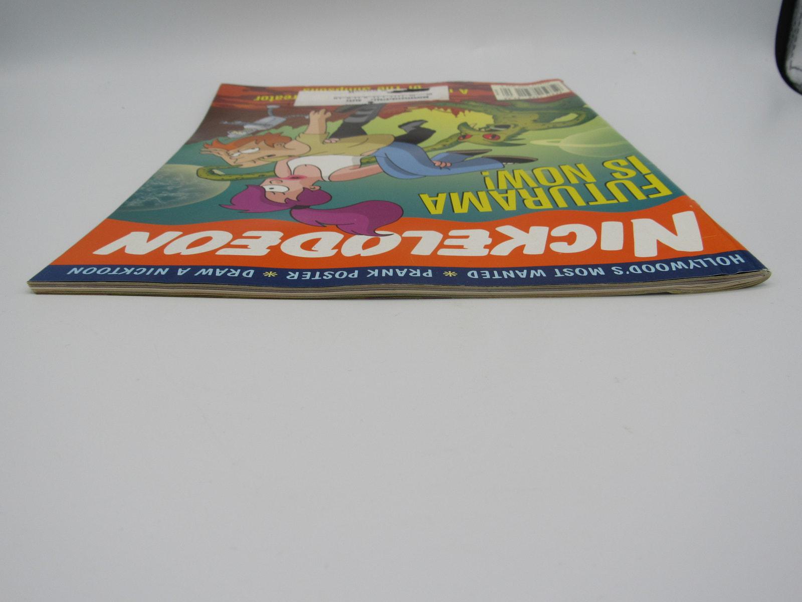 Nickelodeon Magazine April 1999 Futurama W/ Prank Poster Vintage Draw a ...