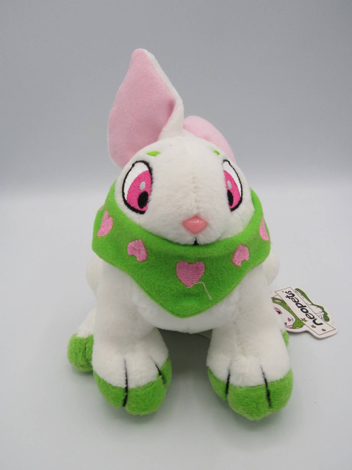 NEW W/ Tags Green Cybunny Plush Neopets Limited Edition 2001 Authentic ...