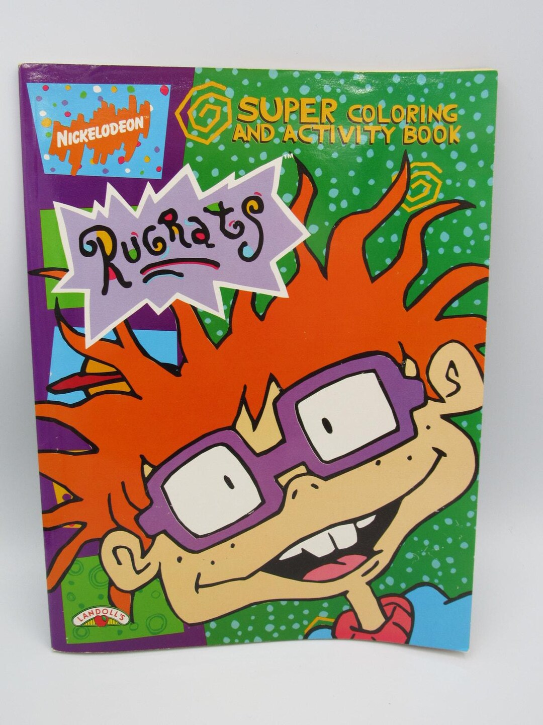 New Rugrats Activity & Coloring Book Chuckie Nickelodeon 1997 Landoll's ...