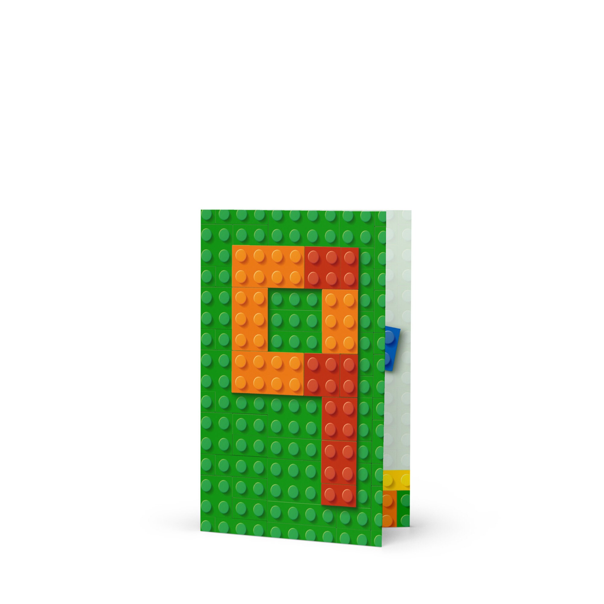 Lego Style 9th Birthday Greeting Card - Etsy