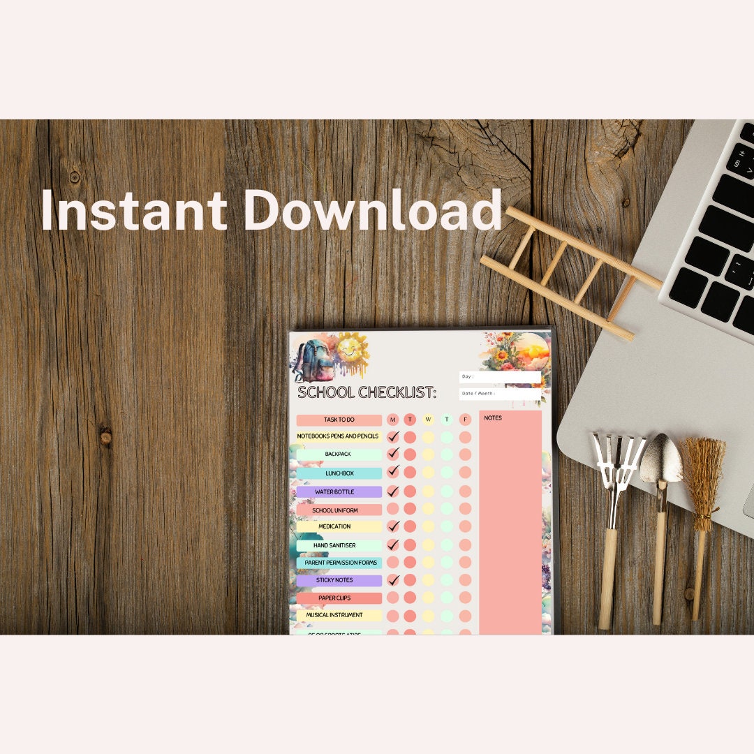 Editable Chart Bundle for Kids Daily Schedule Chore Chat - Etsy