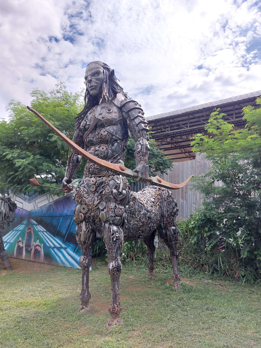 Handcrafted Sculpture - Artwork - Welded Metal - Recycled Mechanical ...