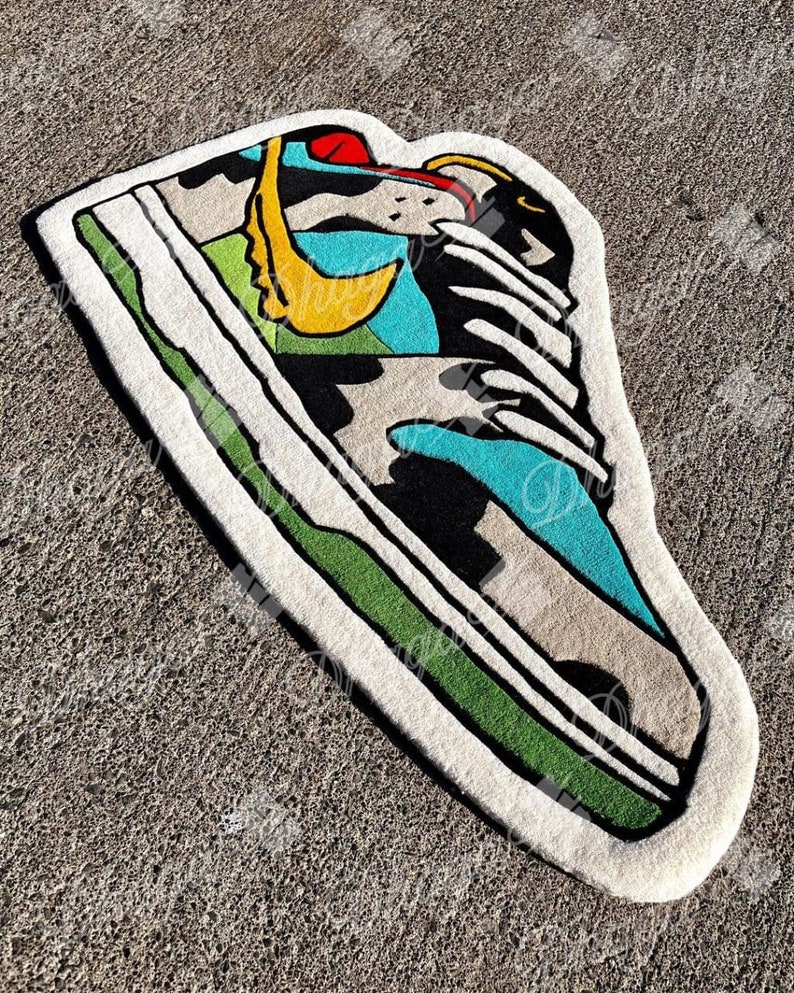 Musturd Beige, Fancy Shoes Shape, Well Designed Hand Tufted Rugs ...