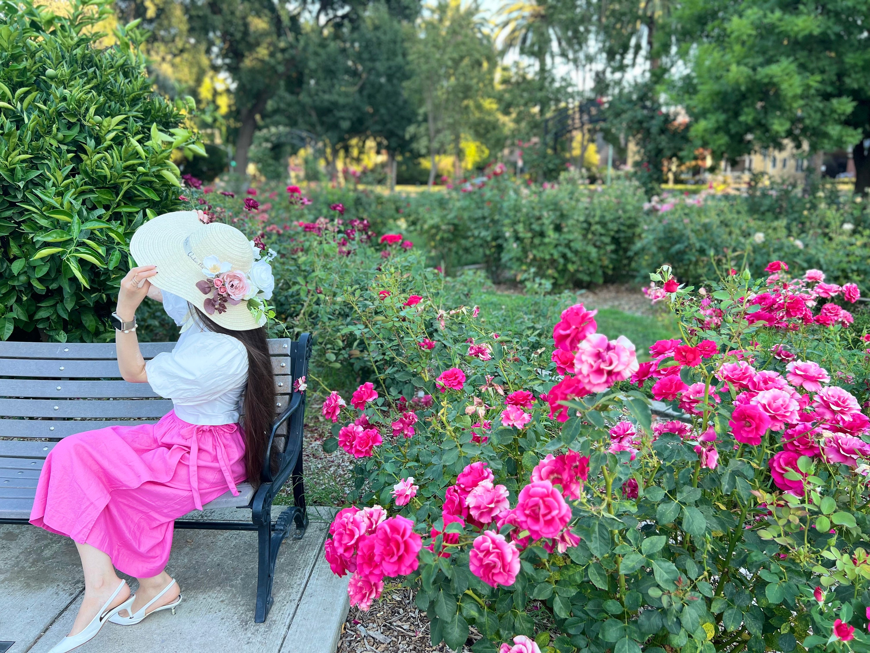 Cottagecore Floral Sun Hat | Handmade Garden Party Hat | Picnic and ...