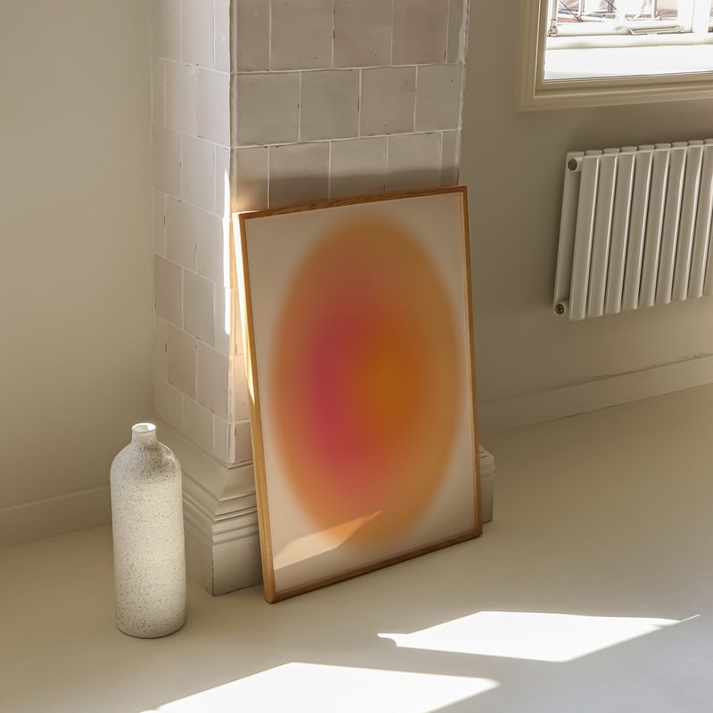 Gradient Art Print - Etsy