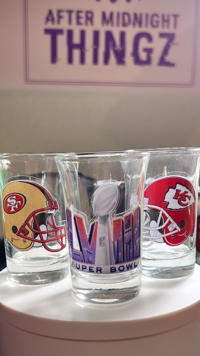 Sport Team Shot Glass Gift Set Football Basketball Baseball - Etsy