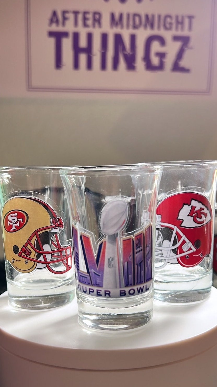 Sport Team Shot Glass Gift Set Football Basketball Baseball - Etsy