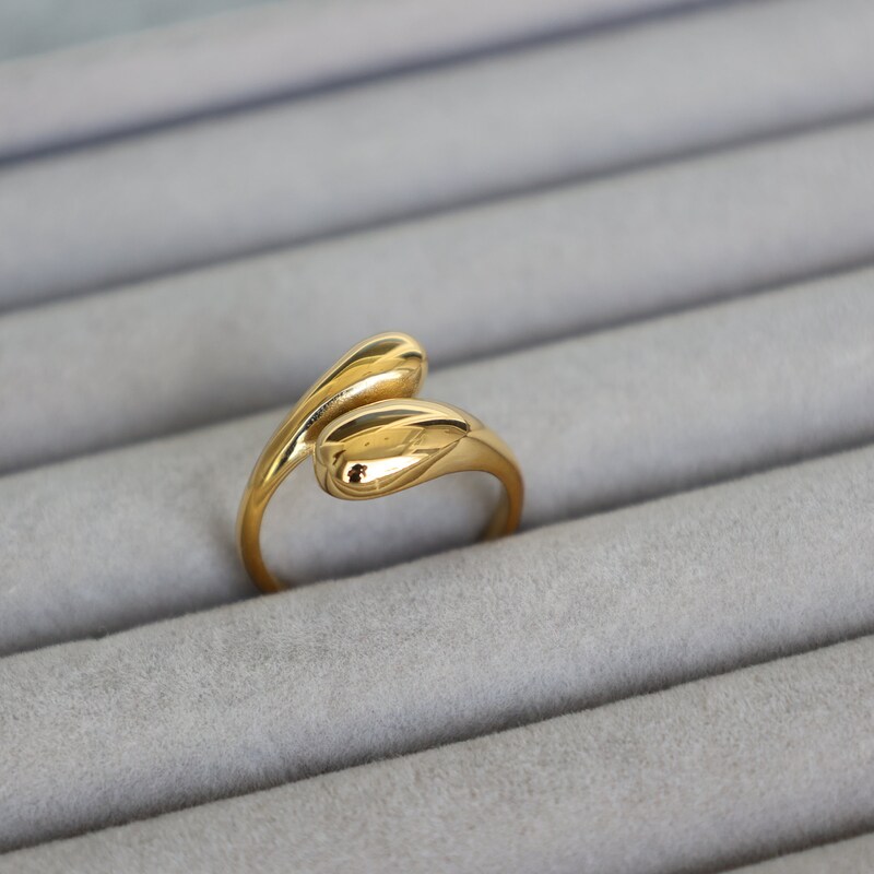 Waterproof Gold Ring Set - Etsy