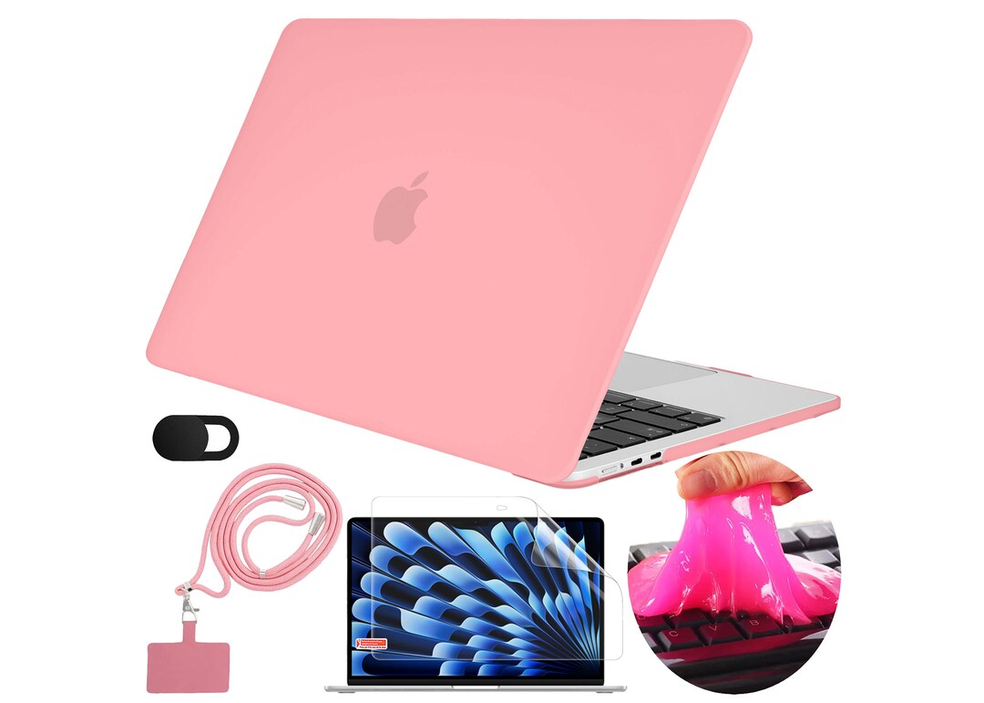 MacBook Air 15 Inch Case Matte Barbie Pink goods by A-compatible With ...