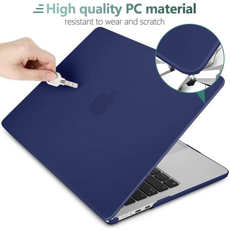 MacBook Air 15 Inch Case Matte Navy Blue Goods by A Compatible With New ...