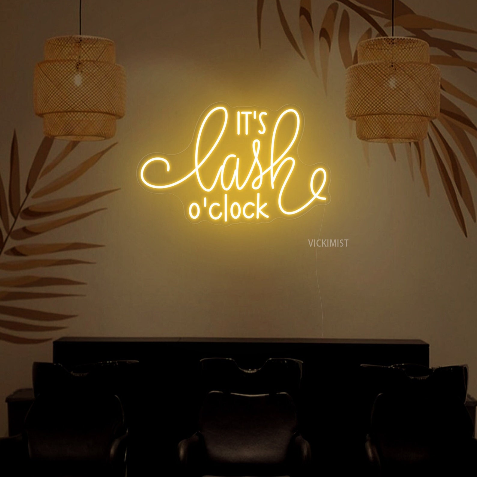 It's Lash O'clock Neon Sign Beauty Salon Led Neon - Etsy