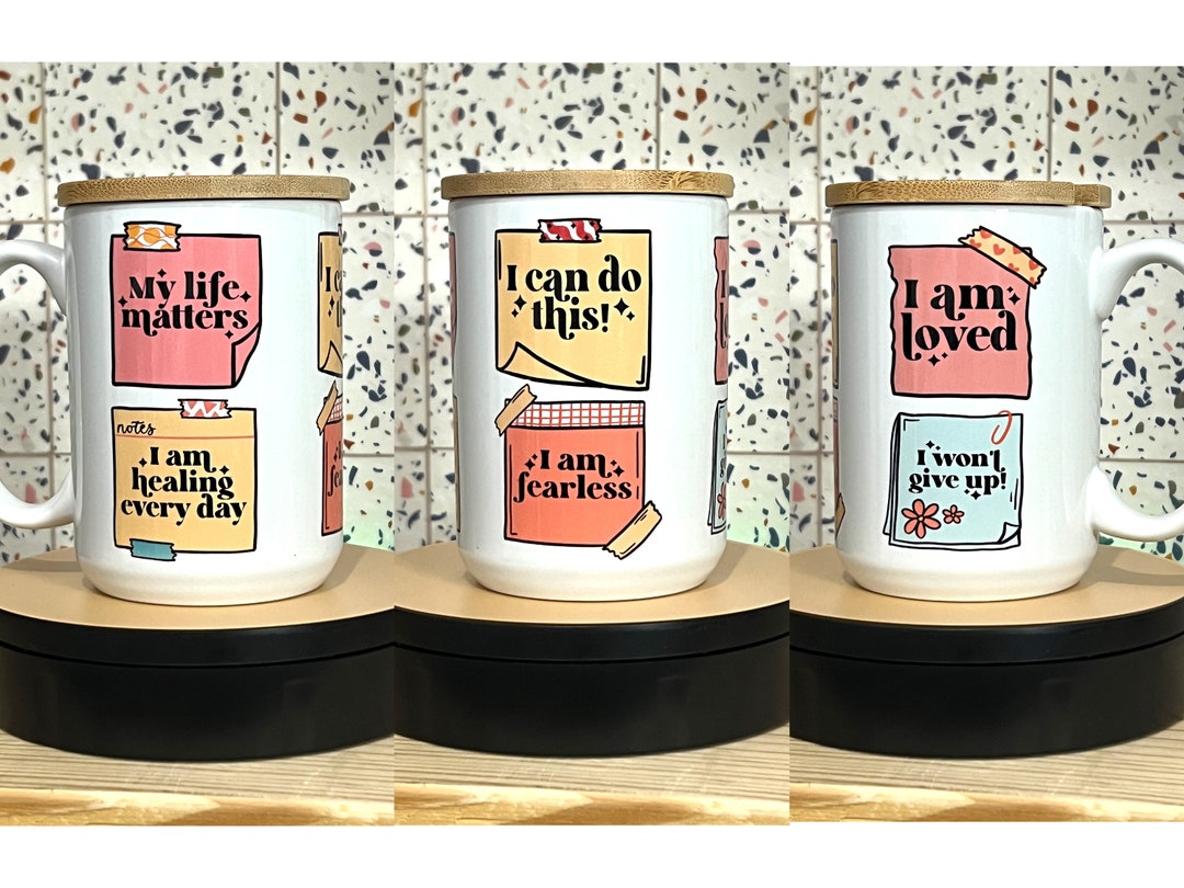 Self-love Mug, Positive Affirmation Mug, Be Positive Mug, I Am Loved ...