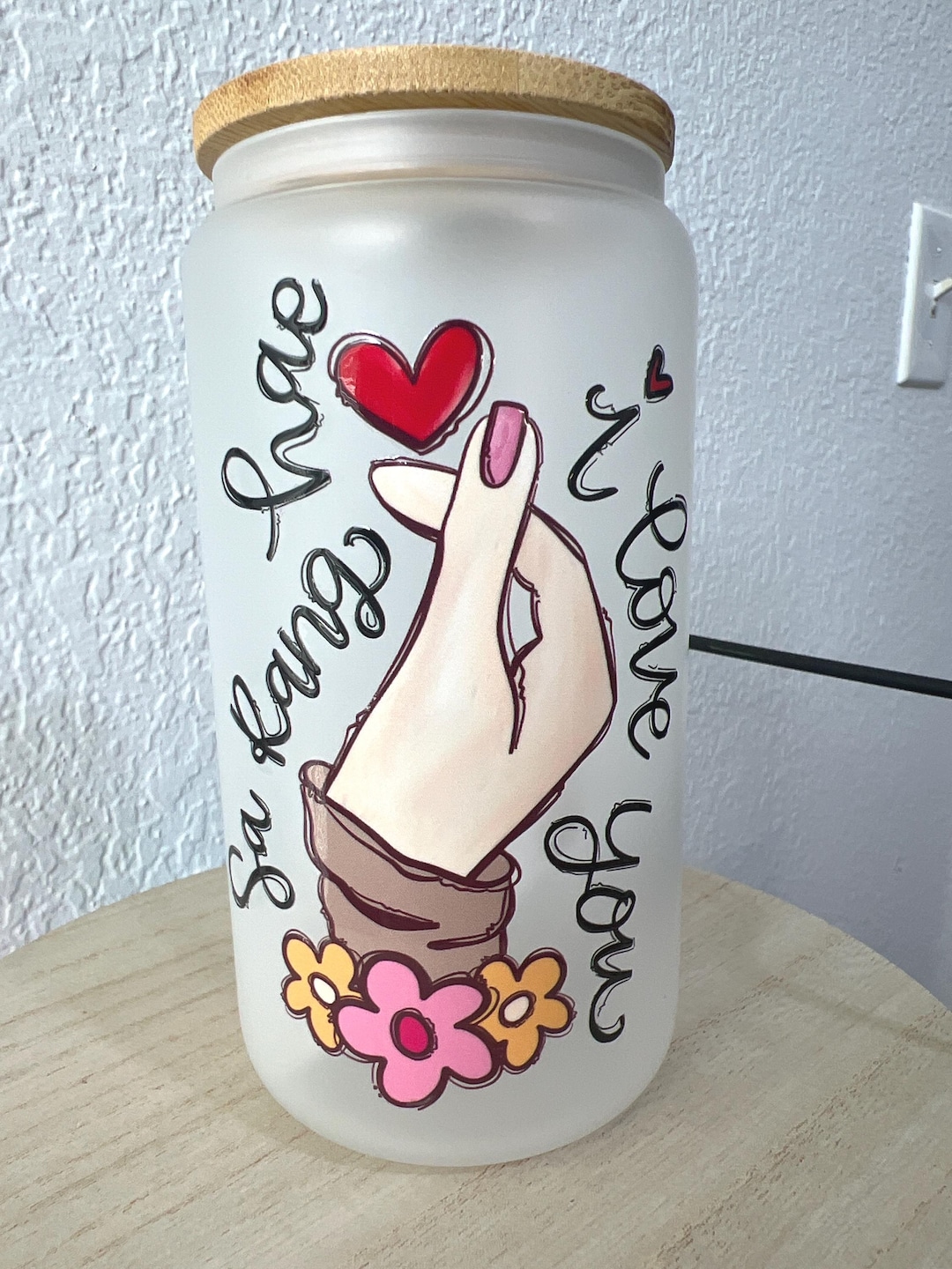 Sa Rang Hae , Cute Tumbler, Valentines, Kdrama, I Love You , Cute Gifts ...