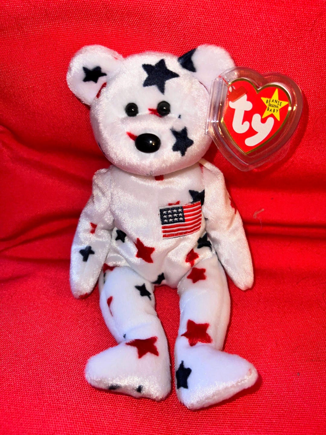 Glory • the USA Bear Beanie Baby - Etsy